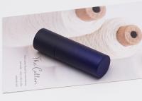 China Round Magnetic Lipstick Tube 3.5g Gradient Metal Cosmetic Container for sale