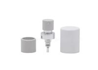 China Cylinder Aluminum Perfume Bottle Caps For Fea15 Spray Pump Cosmetic White for sale