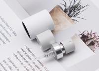 China Cylinder Aluminum Perfume Bottle Caps For Fea15 Spray Pump Cosmetic White for sale