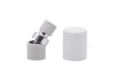 China Cylinder Aluminum Perfume Bottle Caps For Fea15 Spray Pump Cosmetic White for sale