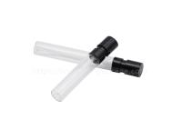 China Mini Glass Perfume Tester Bottle With Plastic Spray Pump 3ml Atomizer for sale