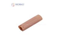 China Oval Shape Empty Deodorant Container Tube 4.5g Plastic Lip Balm Light Orange for sale