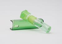 China Plastic Perfume Tester Bottle Square 10ml Mini Spray Bottle For Alcohol for sale