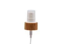 China Screw 20mm Plastic Fine Mist Sprayer With Bamboo Collar For Bottles for sale