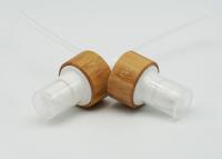 China Screw 20mm Plastic Fine Mist Sprayer With Bamboo Collar For Bottles for sale