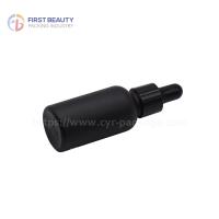 China 30ml Frosted Glass Dropper Bottles Smooth Round For Aromatherapy for sale