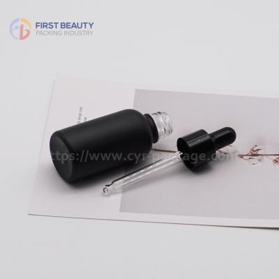 China Aromatherapy Round Essential Oil Bottle Plastic Dropper 100ml for sale