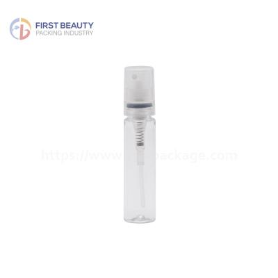China Clear Plastic Perfume Tester Bottles Empty 8ml 10ml Refillable for sale