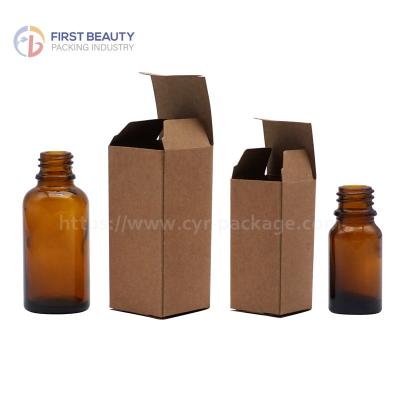 China Simple Design Essential Oil Bottle Packaged with Cardboard Box for sale