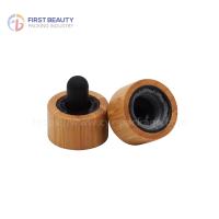 China 18/410 20/410 Bamboo Glass Dropper Child Resistant Closure for sale