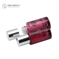 China Simple Essential Oil Dropper Bottles Round Color Spraying Surface Handling for sale