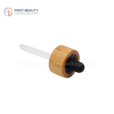 China Child Resistant Bamboo Dropper 20mm Sustainable for sale
