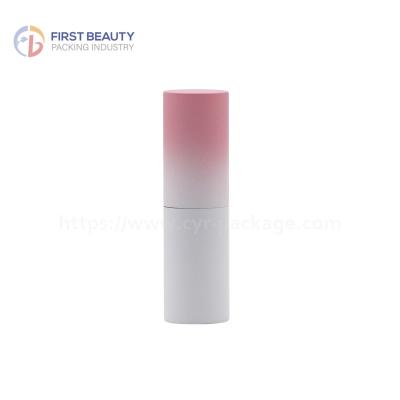 China Magnetic Round Lipstick Tubes with Customizable Color Surface for sale