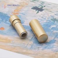 China 3.8g Round Magnetic Lipstick Tube with Lid for Cosmetic Mockup for sale