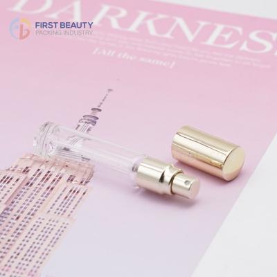 China Compact 5ml Perfume Tester Bottle with Screw Sprayer for sale