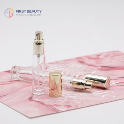 China Black or Customized Color Perfume Test Flask / Scent Sample Flacon with Push Sprayer for sale