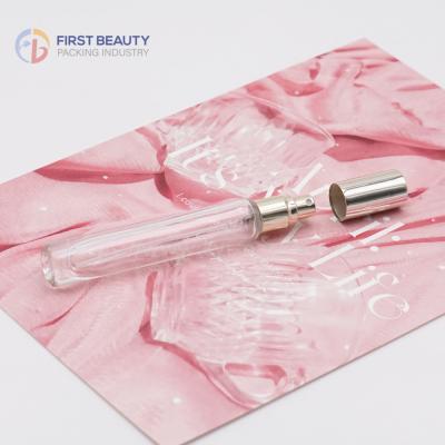 China Customized 5ml Plastic Perfume Tester Sample Bottles for Luxury Brands for sale