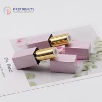 China Customizable Color Spraying Round Empty Lipstick Tube for sale