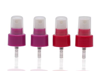 China Colorful Fine Mist Pump Sprayer 18 / 410 20 / 410 24 / 410 Dosage 0.12ml 0.2ml for sale