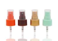China Cosmetic Colorful Fine Mist Sprayer Pump 0.2ml Dosage 18mm 20mm 24mm 28mm Size for sale