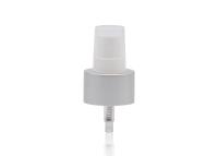 China Matte Silver Aluminum Closure Pump Mister Sprayer 24mm 0.2ml Dosage Longlife for sale