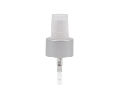 China Matte Silver Aluminum Closure Pump Mister Sprayer 24mm 0.2ml Dosage Longlife for sale