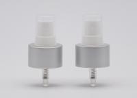 China Matte Silver Aluminum Closure Pump Mister Sprayer 24mm 0.2ml Dosage Longlife for sale