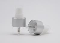 China Matte Silver Aluminum Closure Pump Mister Sprayer 24mm 0.2ml Dosage Longlife for sale