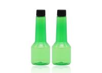 China Long Neck 20mm 15g PET Green Refillable Plastic Spray Bottles 100ml For Promotional for sale
