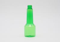China Long Neck 20mm 15g PET Green Refillable Plastic Spray Bottles 100ml For Promotional for sale