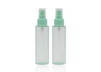 China 24mm Flat Shoulder Empty Refillable Perfume Bottles With Green Frosting Powder for sale