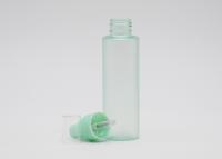 China 24mm Flat Shoulder Empty Refillable Perfume Bottles With Green Frosting Powder for sale