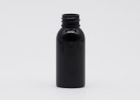 China 20mm Black Refillable Plastic Spray Bottles Empty PET Bottle With Black Mist Pump for sale