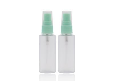 China 30ml 50ml PET Frost White Plastic Perfume Spray Bottles Environmental Friendly for sale