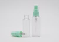 China 30ml 50ml PET Frost White Plastic Perfume Spray Bottles Environmental Friendly for sale