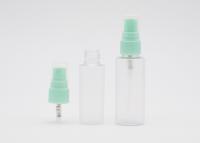 China 30ml 50ml PET Frost White Plastic Perfume Spray Bottles Environmental Friendly for sale