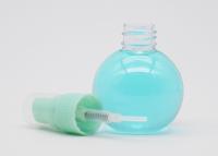 China 20mm Neck Size Small Plastic Spray Pump Bottle Transparent PET Ball Shape for sale