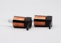 China Bronze Glossy Closure 24mm Cosmetic Treatment Pumps With Matte PP Pump Head for sale