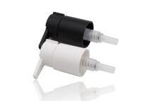 China Long Nozzle PP Treatment Pump Cosmetic Liquid Cream Pump Clip Lock 0.5cc for sale