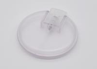 China 25ml PP Empty Plastic Spray Bottle Credit Card Shape Circle Frosted Clear for sale