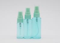 China 20ml Transparent Refillable Plastic Spray Bottles PET Spray Bottle Flat Shoulder for sale