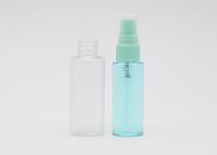 China 20ml Transparent Refillable Plastic Spray Bottles PET Spray Bottle Flat Shoulder for sale