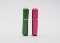 China Cosmetic Refillable Perfume Bottle Aluminum Outside Parfum Pump With 5ml for sale