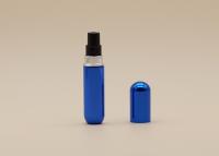 China Royal Blue Refillable Plastic Spray Bottles 5ml For Liquid Cosmetic Packing for sale
