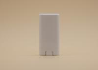 China 15g White Oval Lip Balm Tubes , Empty Lip Balm Containers Hot Stamping Printing for sale
