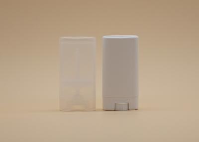 China Transparent Oval Lip Balm Containers Screw On Cap OEM / ODM Stable Performance for sale