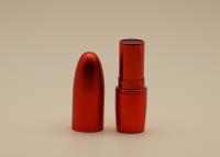 China Cosmetic Packaging Lip Balm Tubes Frosted Red 4.5g With ISO 9001 Certification for sale