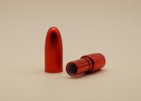 China Cosmetic Packaging Lip Balm Tubes Frosted Red 4.5g With ISO 9001 Certification for sale