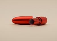 China Cosmetic Packaging Lip Balm Tubes Frosted Red 4.5g With ISO 9001 Certification for sale