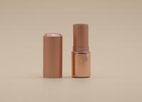 China Rose Gold Lip Balm Tubes , Lipstick Tube Container ISO 9001 / SGS Certified for sale